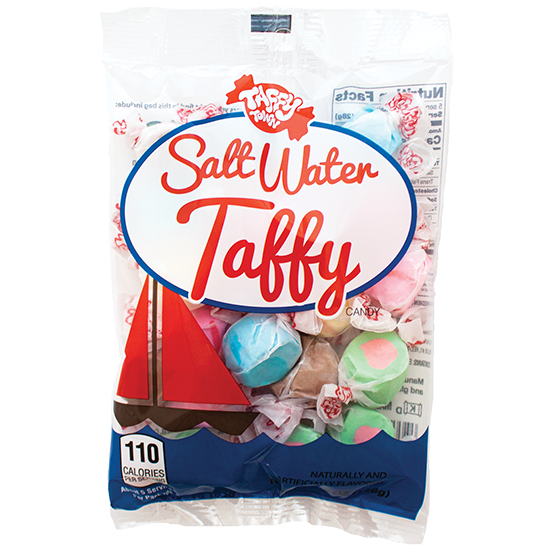 Assorted Taffy Mix | 4.5 oz Hanging Bags | Taffy Town